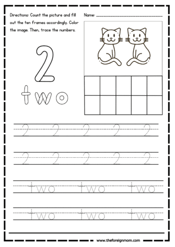 Get Your Kids Ready For Math: FREE Preschool Number Tracing Worksheets.